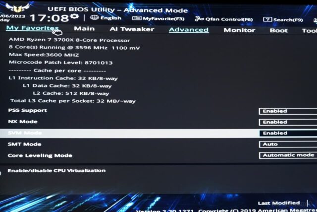 仮想化支援機能（Intel VT・AMD-V・SVM）の有効・無効の確認・設定方法【Windows】 - TeraDas（テラダス）