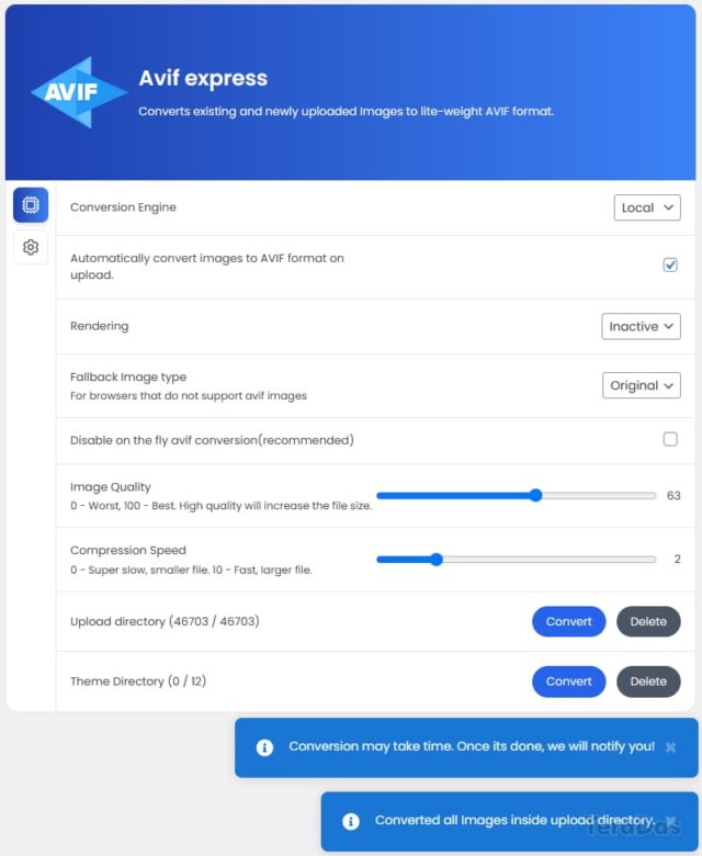 【WordPress】無料でAVIF変換できるプラグイン「Avif Express」が大幅アップデート（2024年6月） - TeraDas（テラダス）